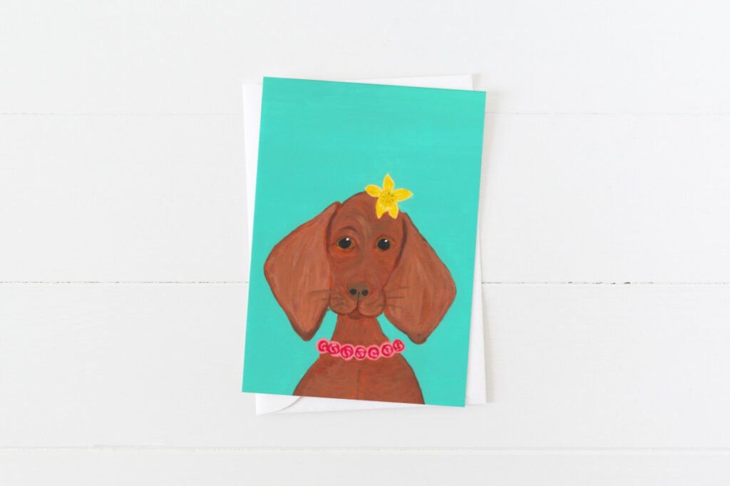 Fizzy Card - Pup Goes The Easel